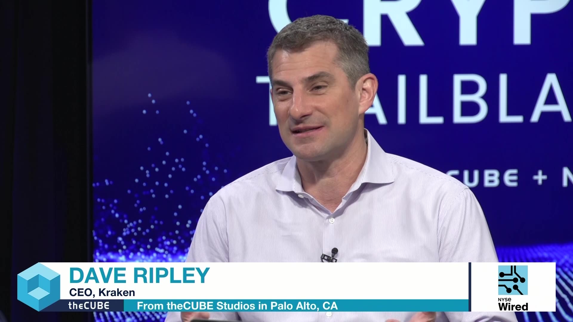 Dave Ripley, Kraken | theCUBE + NYSE Wired: Crypto Trailblazers ...